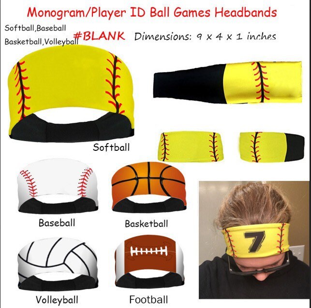 Sport Head Band, Gift, Personalization, Headband – Unlimited Creations